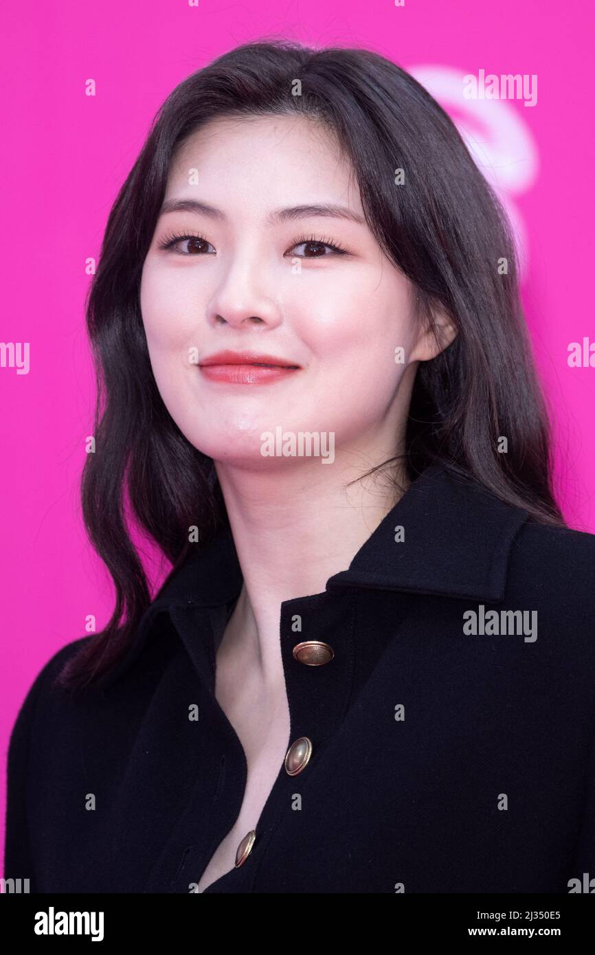 Lee Sun-bin attends the pink carpet during the 5th Canneseries Festival ...