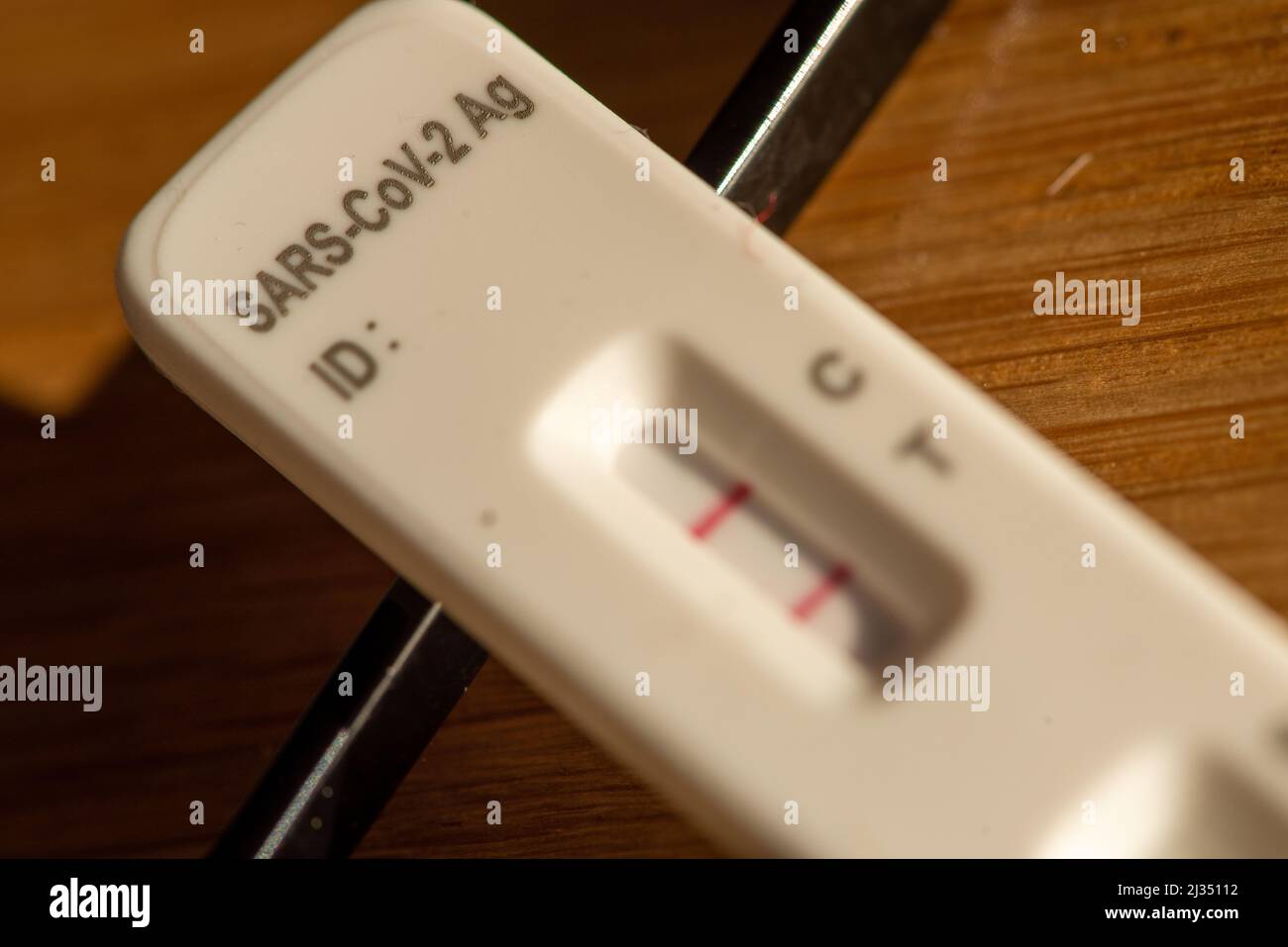 positive self test at medical centre in Holland Stock Photo - Alamy