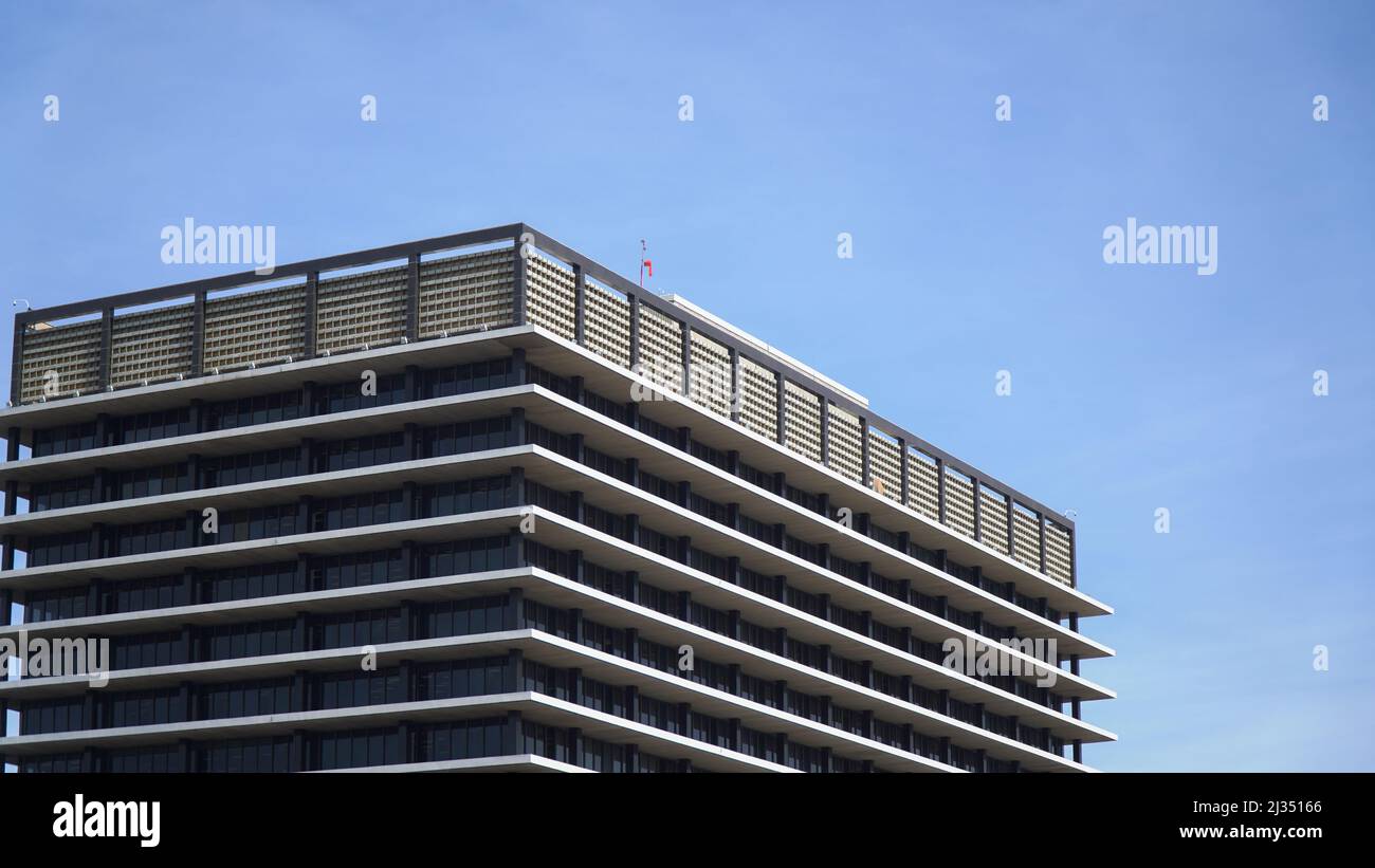 The top of a high rise building in Los Angeles, America Stock Photo - Alamy