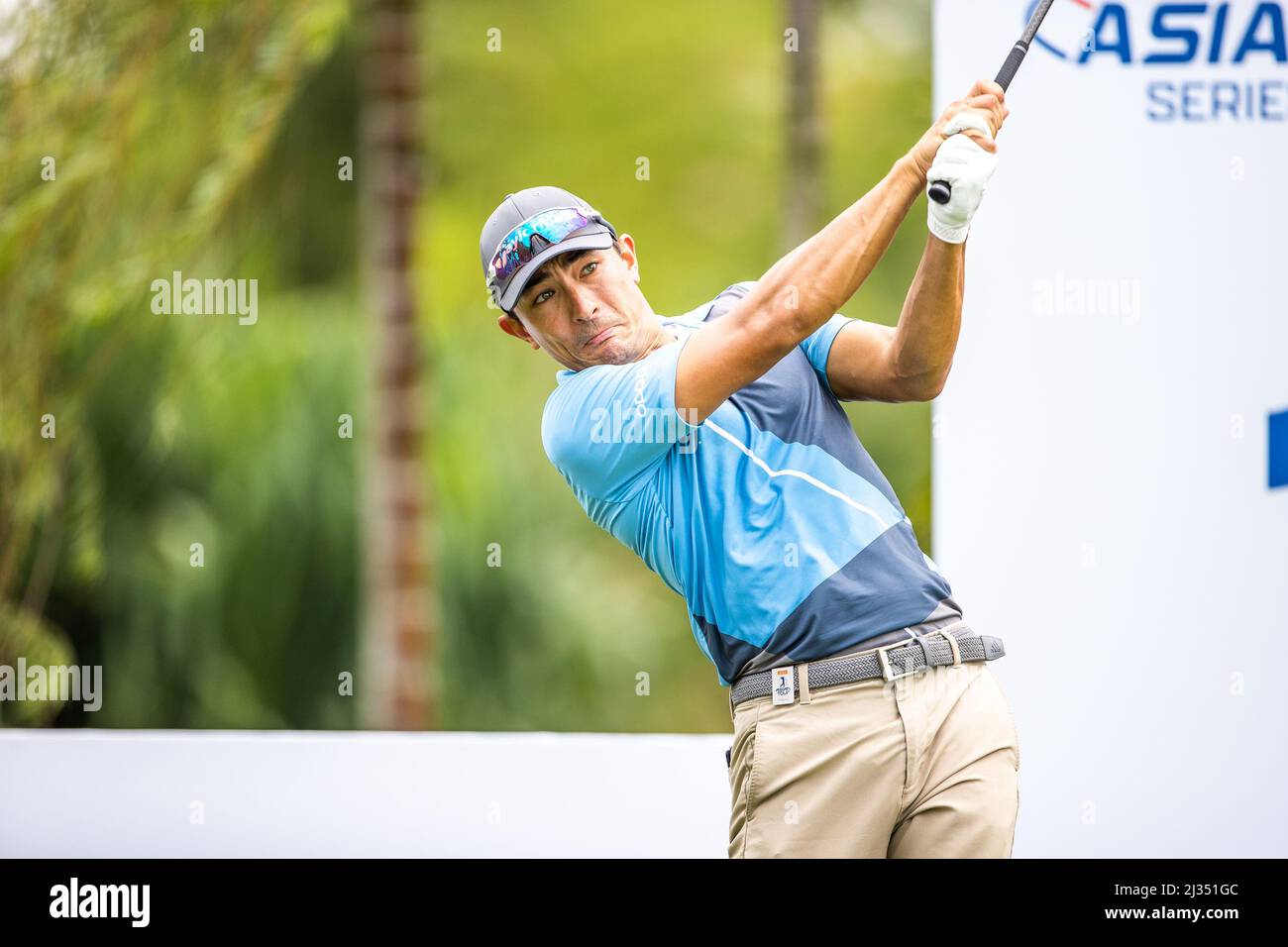 Pattaya Thailand - April 5: Danny Masrin from Indonesia during practice ...