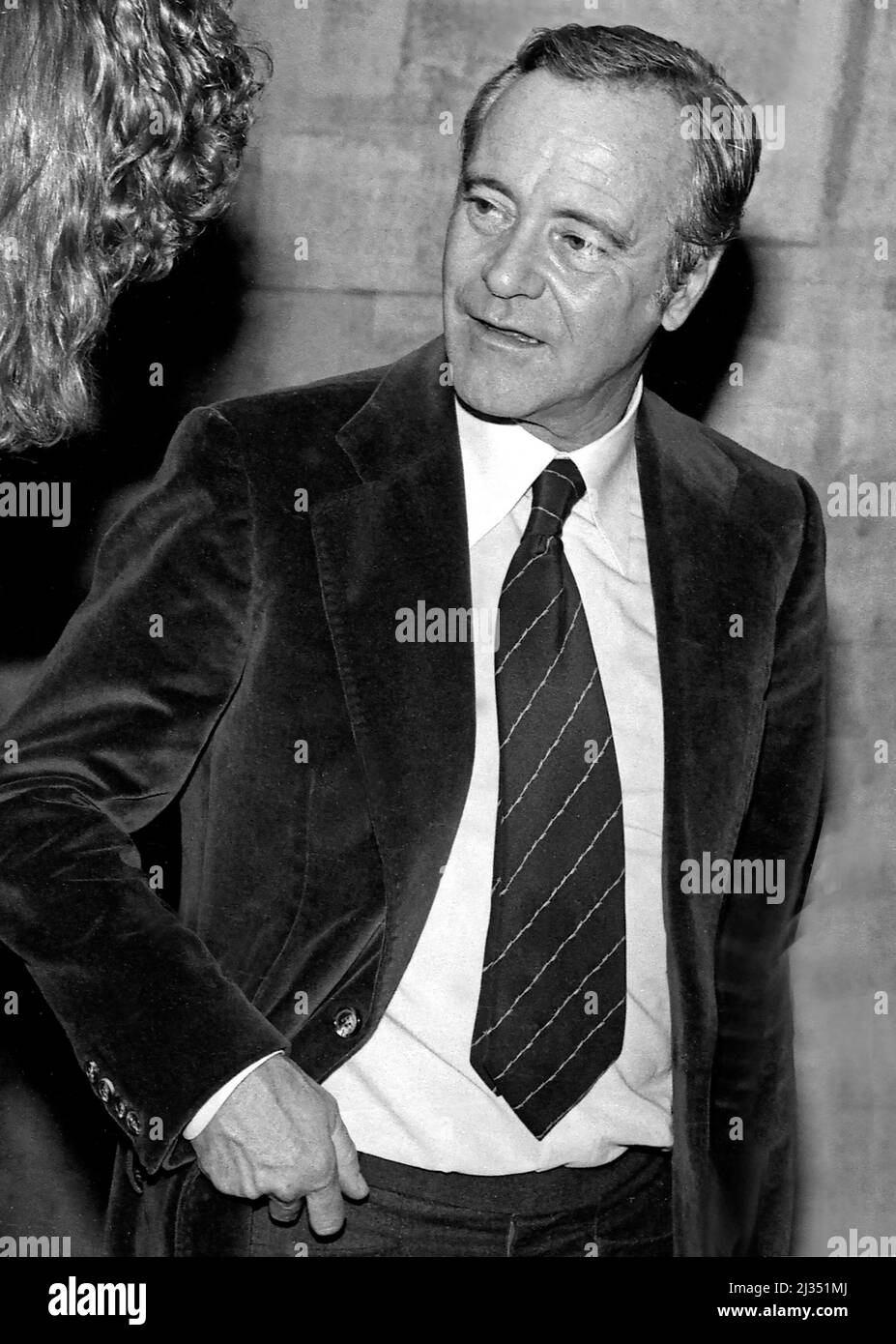 Movie star Jack Lemon attending the premiere of the movie The China ...
