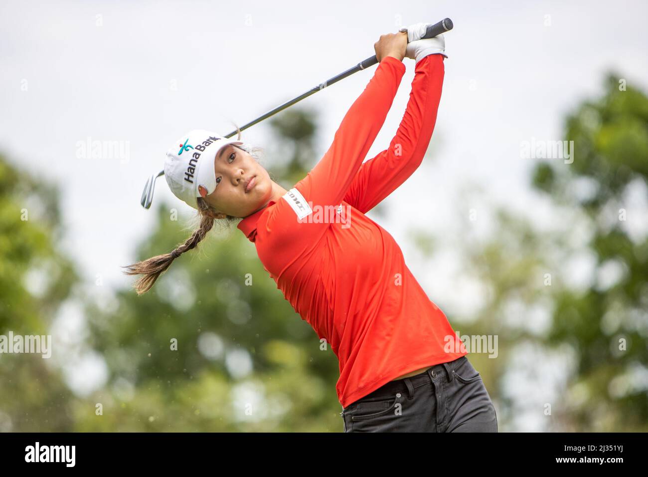 Pattaya Thailand - April 5: Jaravee Boonchant from Thailand during ...