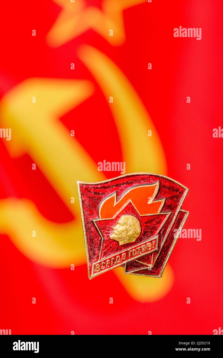Senior young pioneers badge hi-res stock photography and images - Alamy