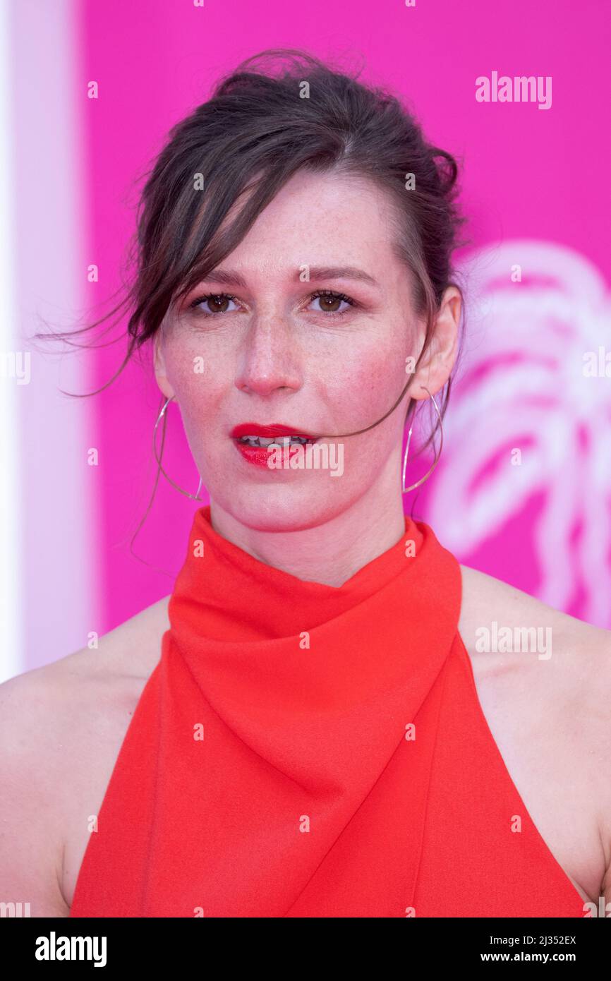 Katharina Hauter attends the pink carpet during the 5th Canneseries ...