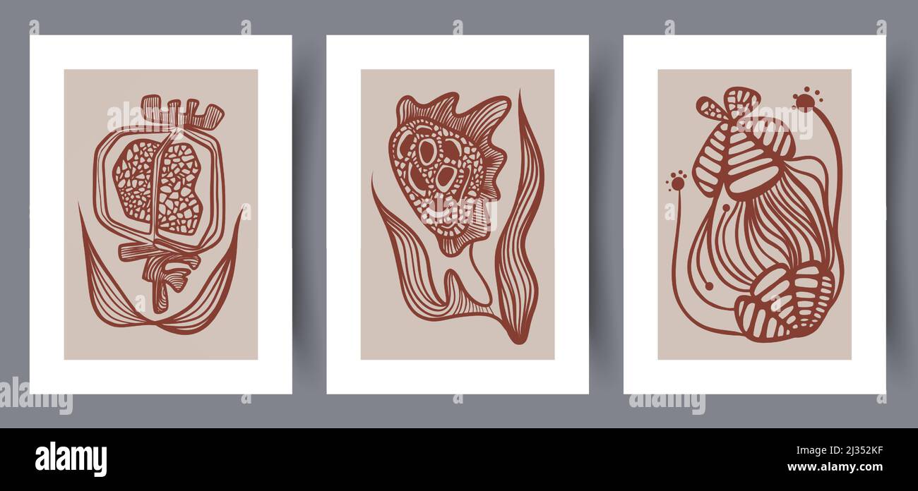Printable wall art vector poster set Stock Vector Image & Art - Alamy