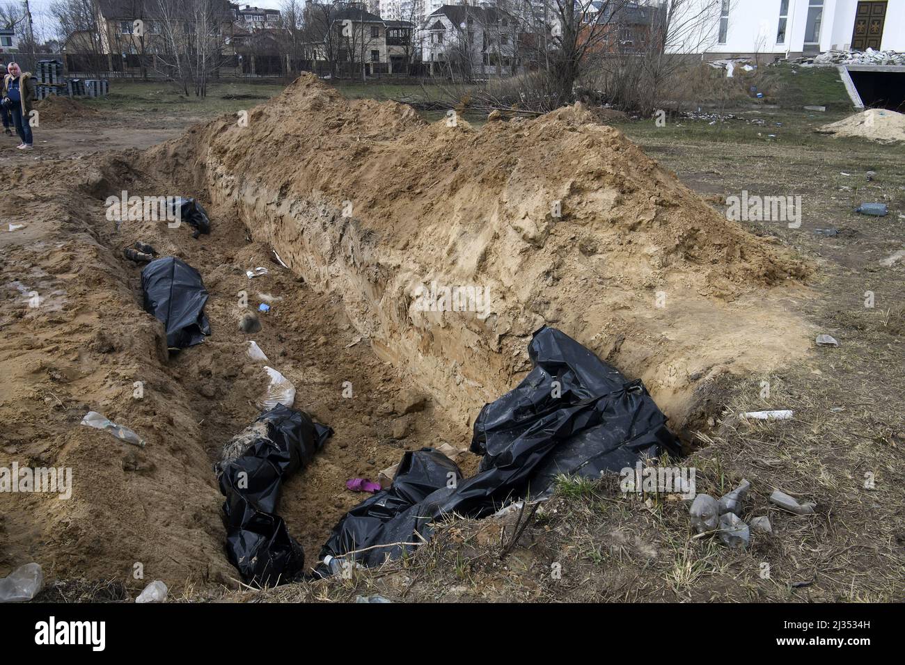 Bucha mass grave church hi-res stock photography and images - Alamy