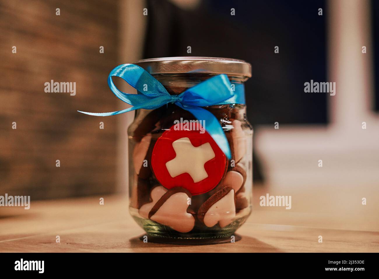 Cookie with swiss flag hi-res stock photography and images - Alamy