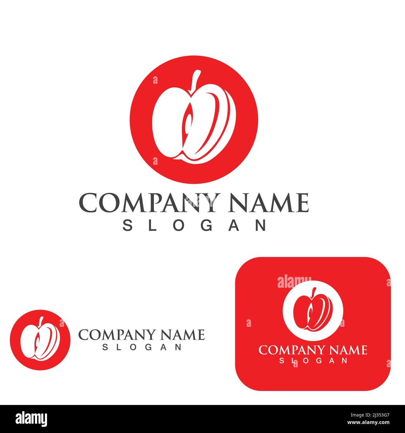 Apple icon logo vector illustration Stock Vector Image & Art - Alamy