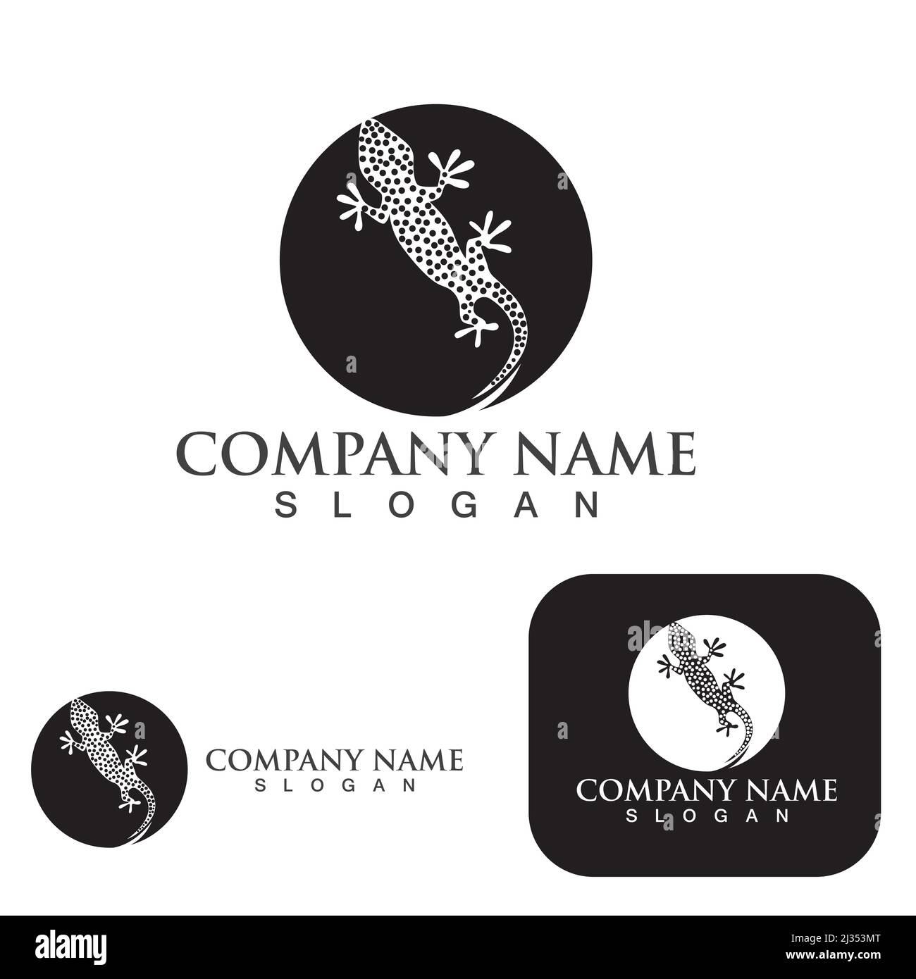 lizard vector logo animal Stock Vector Image & Art - Alamy