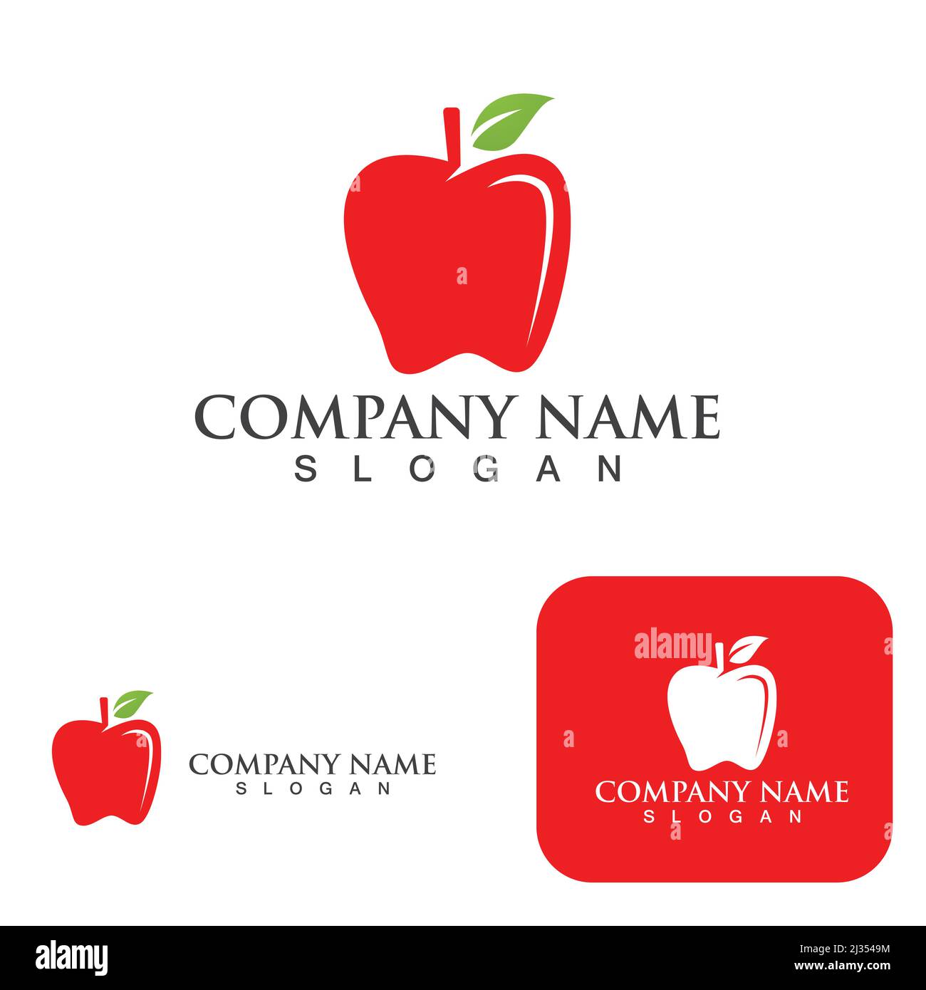 Apple icon logo vector illustration Stock Vector Image & Art - Alamy