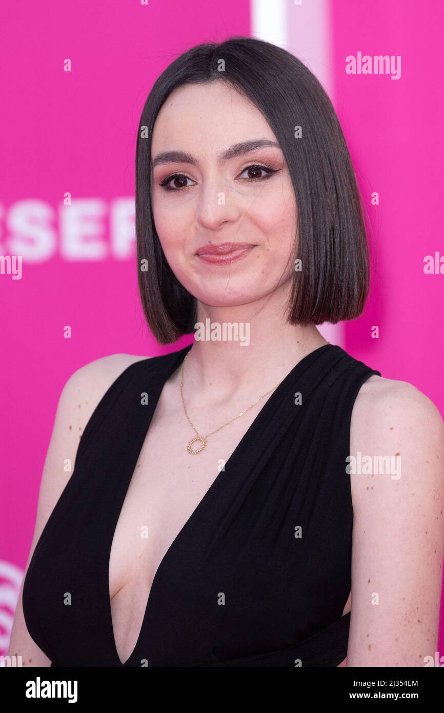 Clara Runaway attends the pink carpet during the 5th Canneseries ...