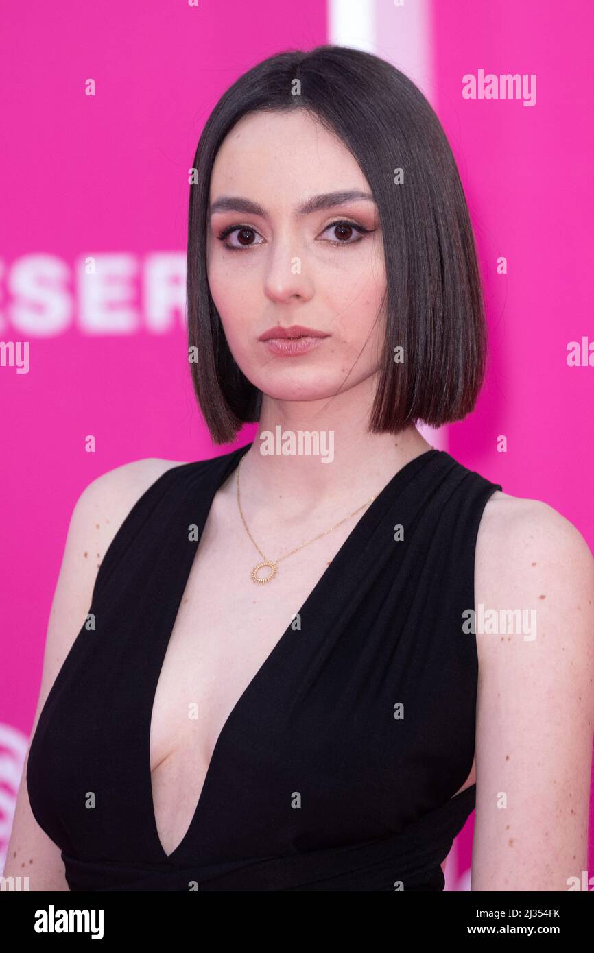 Clara Runaway attends the pink carpet during the 5th Canneseries ...