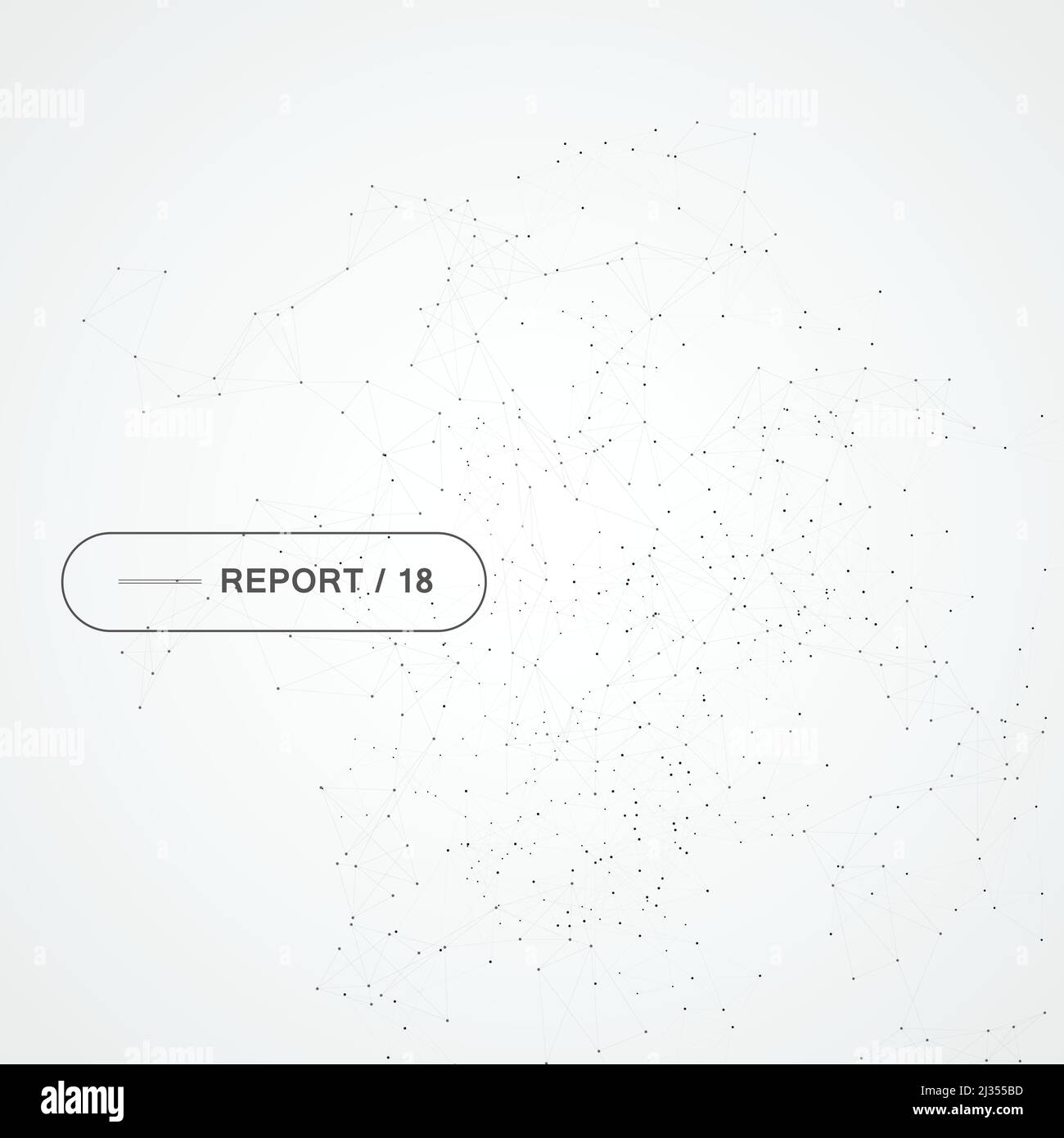 Science molecular structure with connected points Stock Vector Image ...