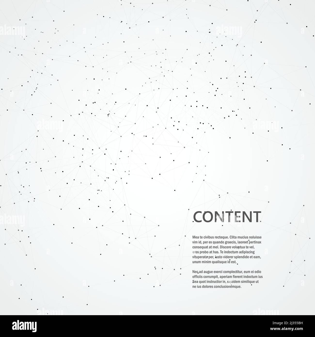 Science molecular structure with connected points Stock Vector Image ...