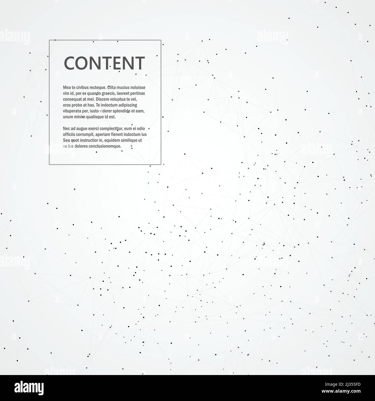 Science molecular structure with connected points Stock Vector Image ...