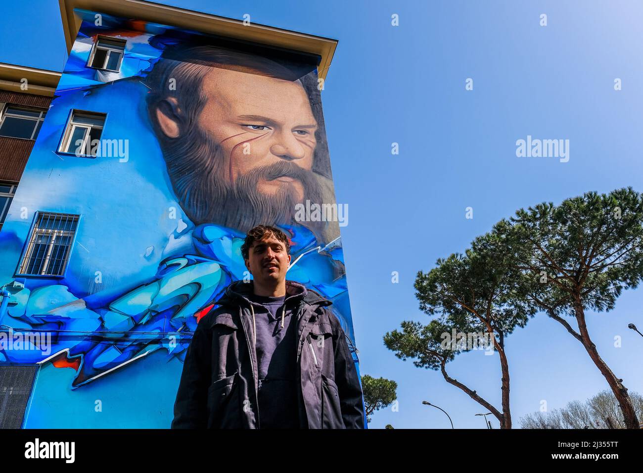 Mural dostoevsky hi-res stock photography and images - Alamy