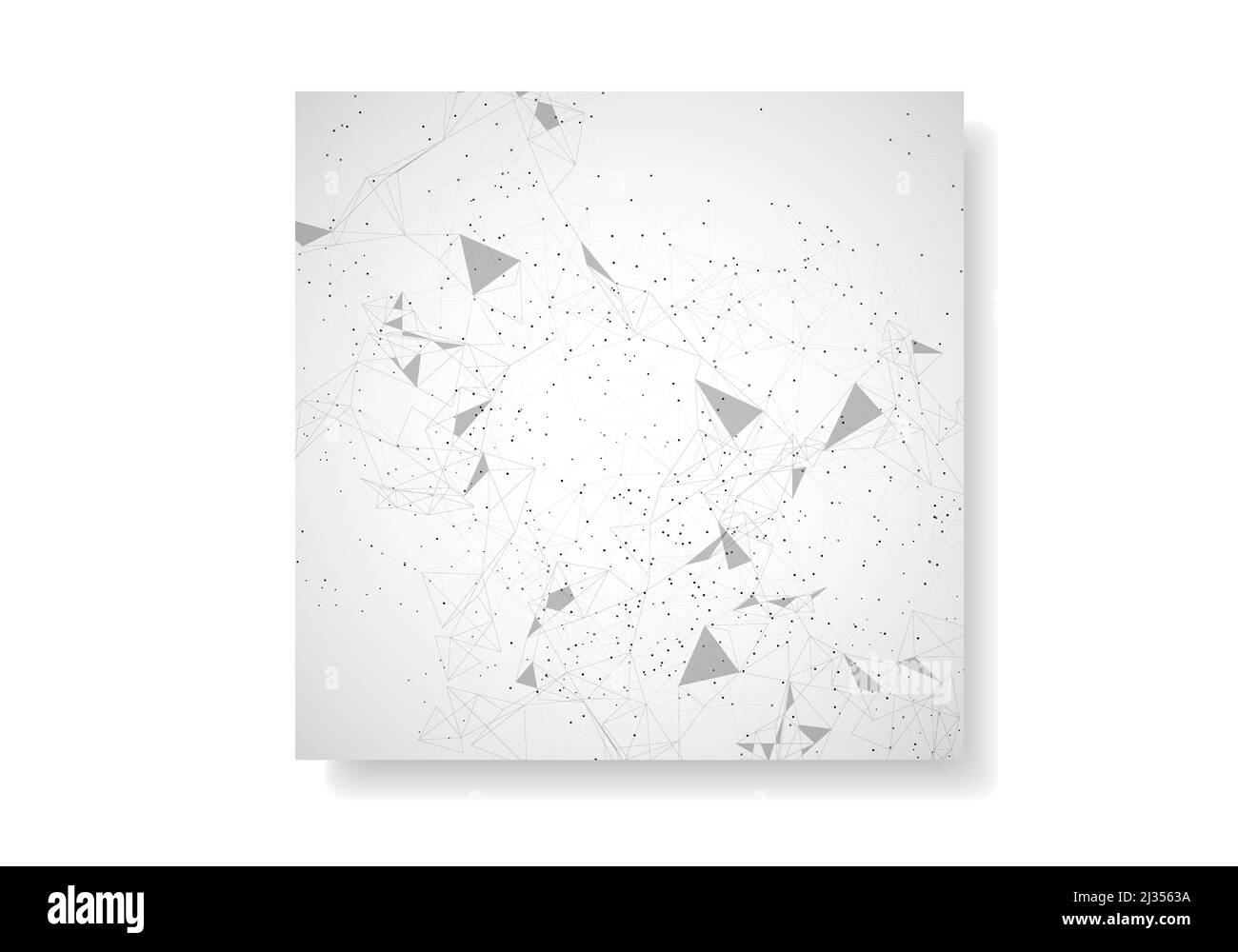 Template brochures with modern molecular style Stock Vector Image & Art ...
