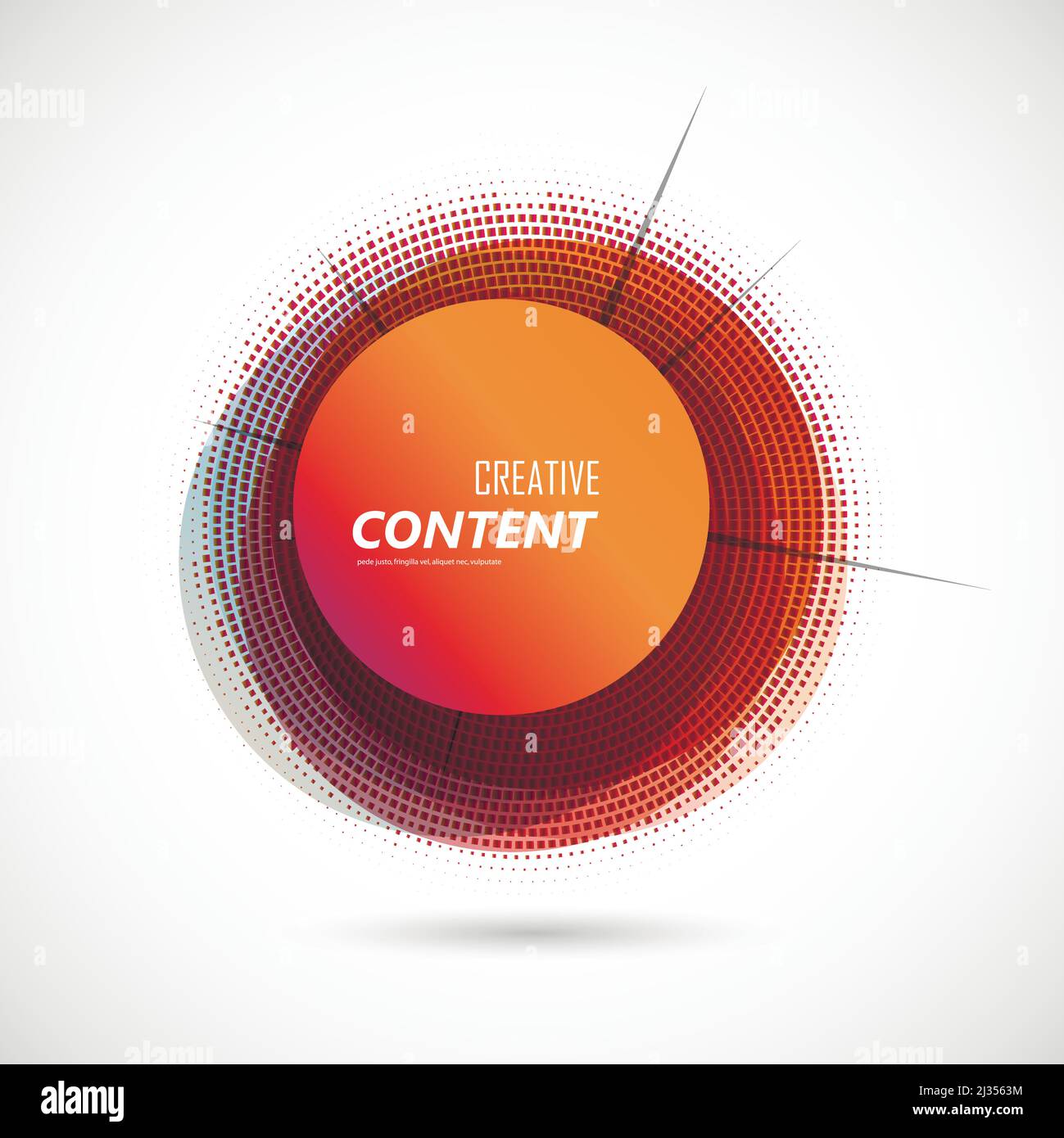 Modern colorful geometrical circles design Stock Vector Image & Art - Alamy