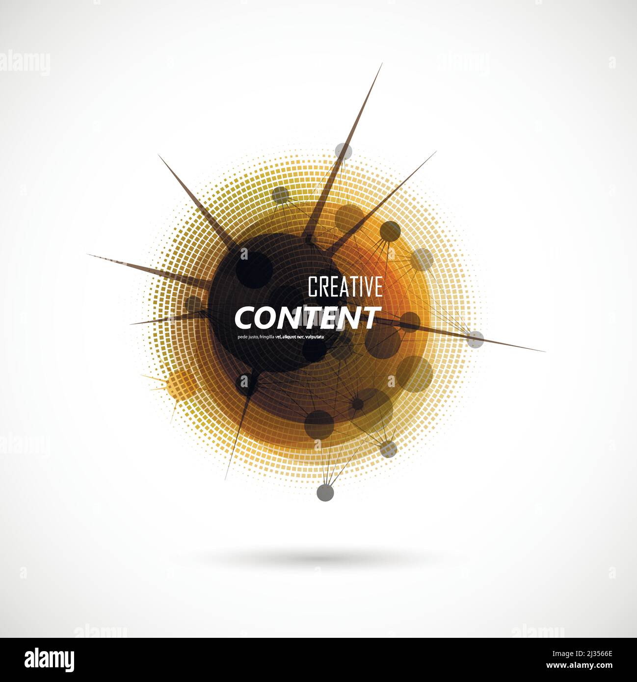 Abstract computer graphics circle Stock Vector Images - Alamy