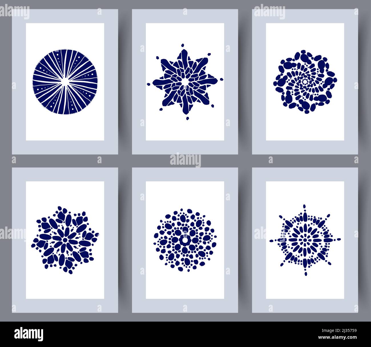 Printable wall art vector poster set vector Stock Vector Image & Art ...