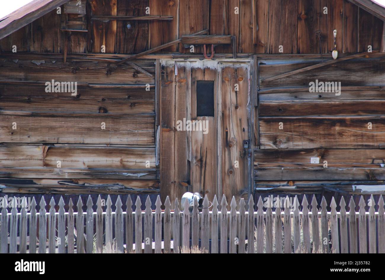 Old miner's shack in Tenopah, Nevada Stock Photo - Alamy