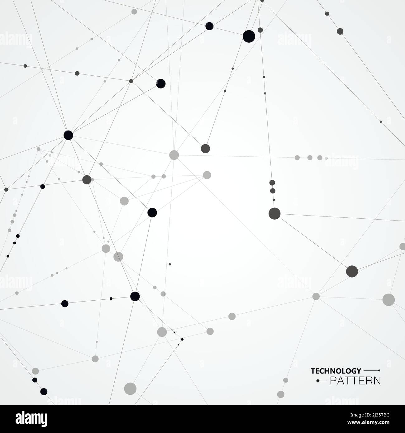 Vector molecules concept design with connection neurons Stock Vector ...