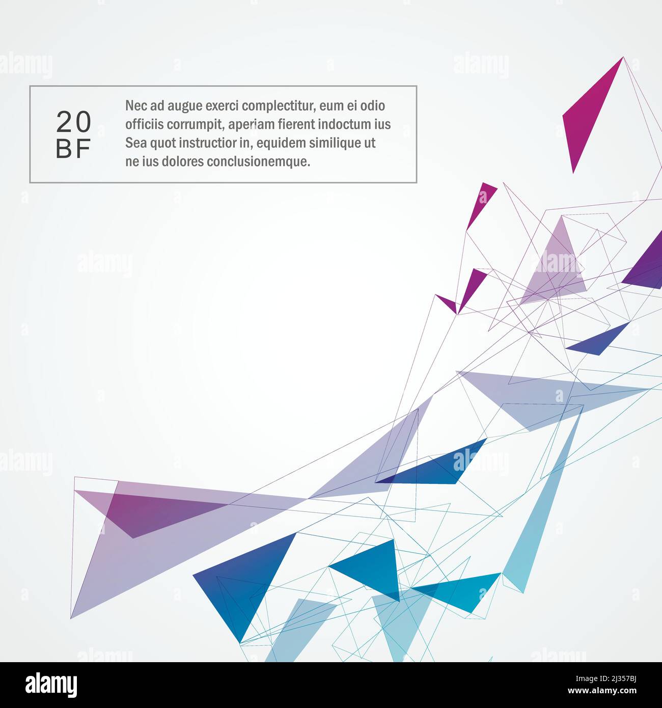 Vector abstract geometric background and techno style triangle pattern ...