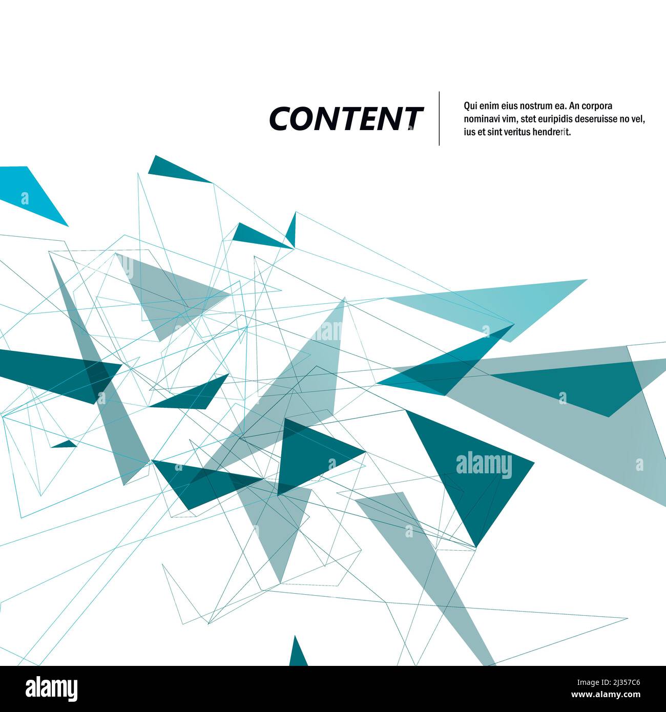 Vector abstract geometric background and techno style triangle pattern ...