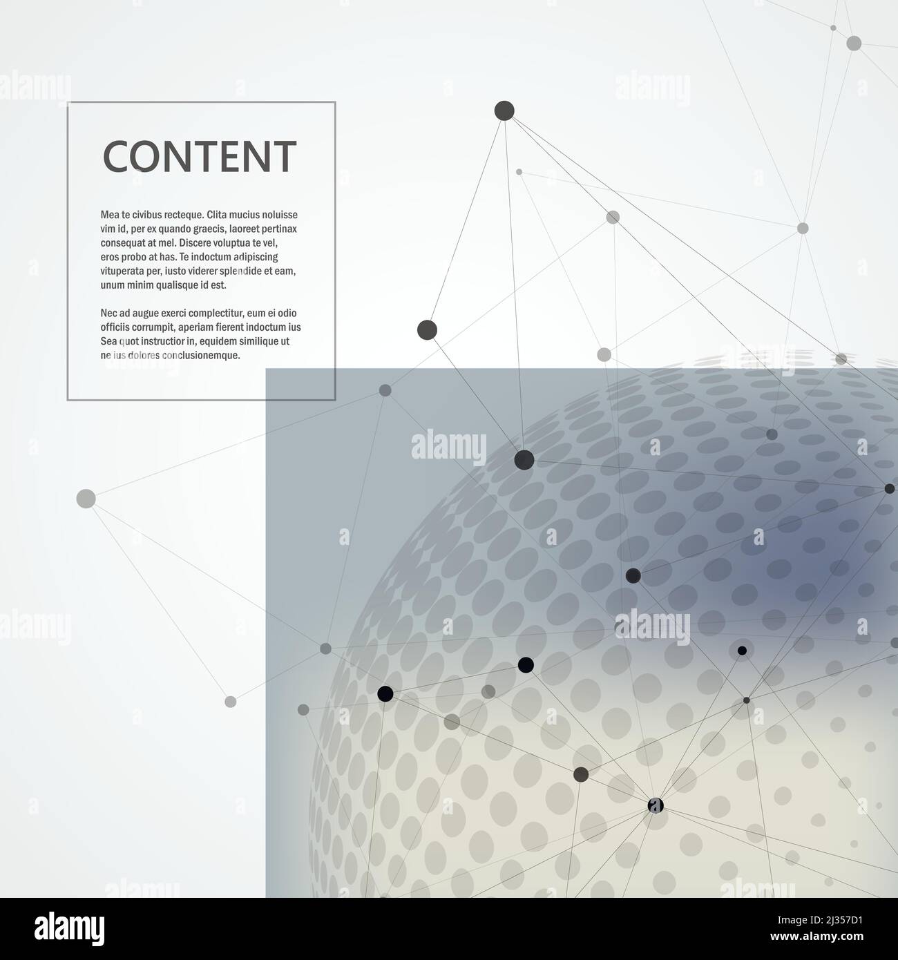 Vector connect design and halftone circle with molecule connect background Stock Vector Image ...
