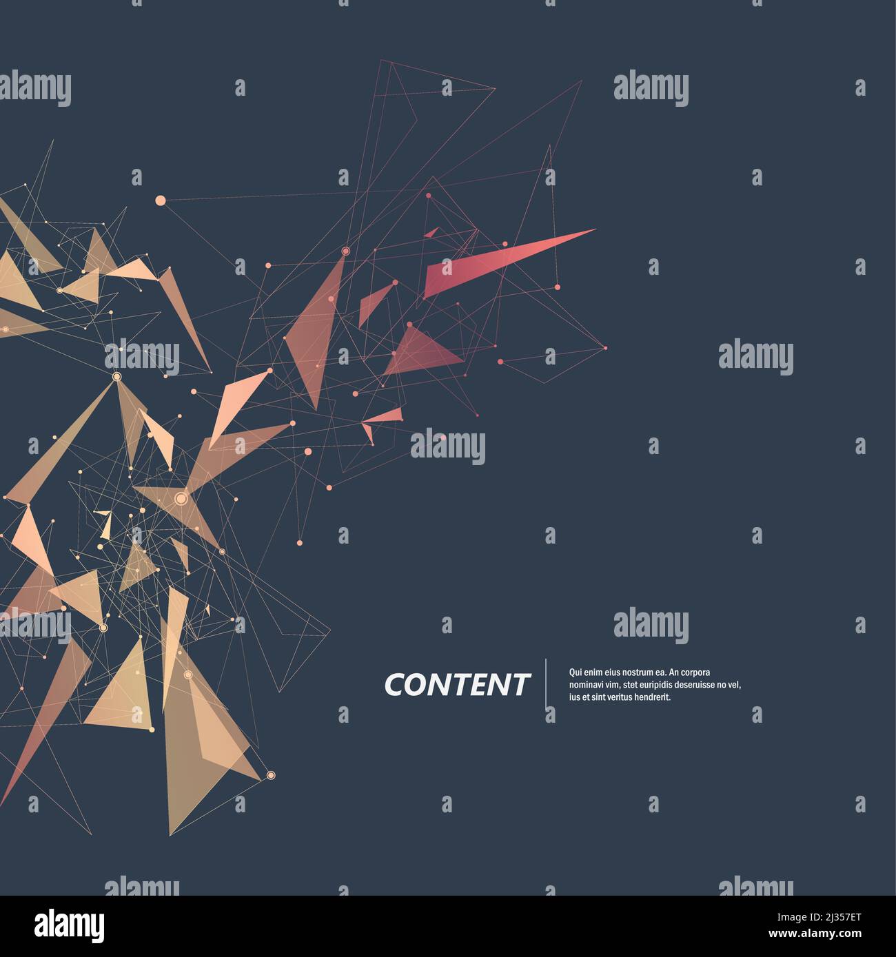 Abstract black shape 3d render Stock Vector Images - Alamy