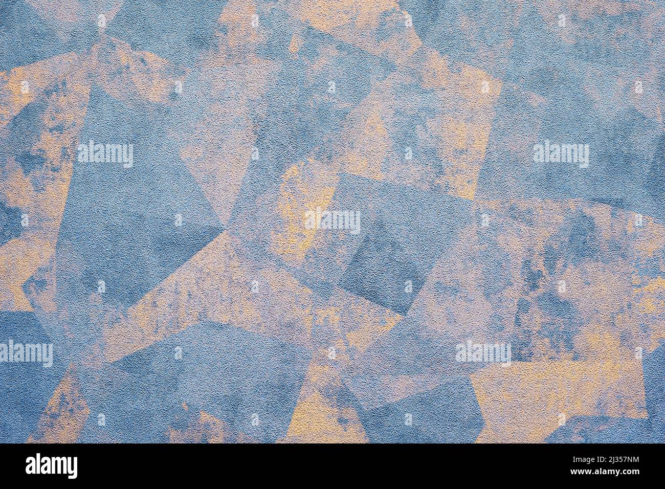 Abstract art blue yellow texture background Stock Photo - Alamy