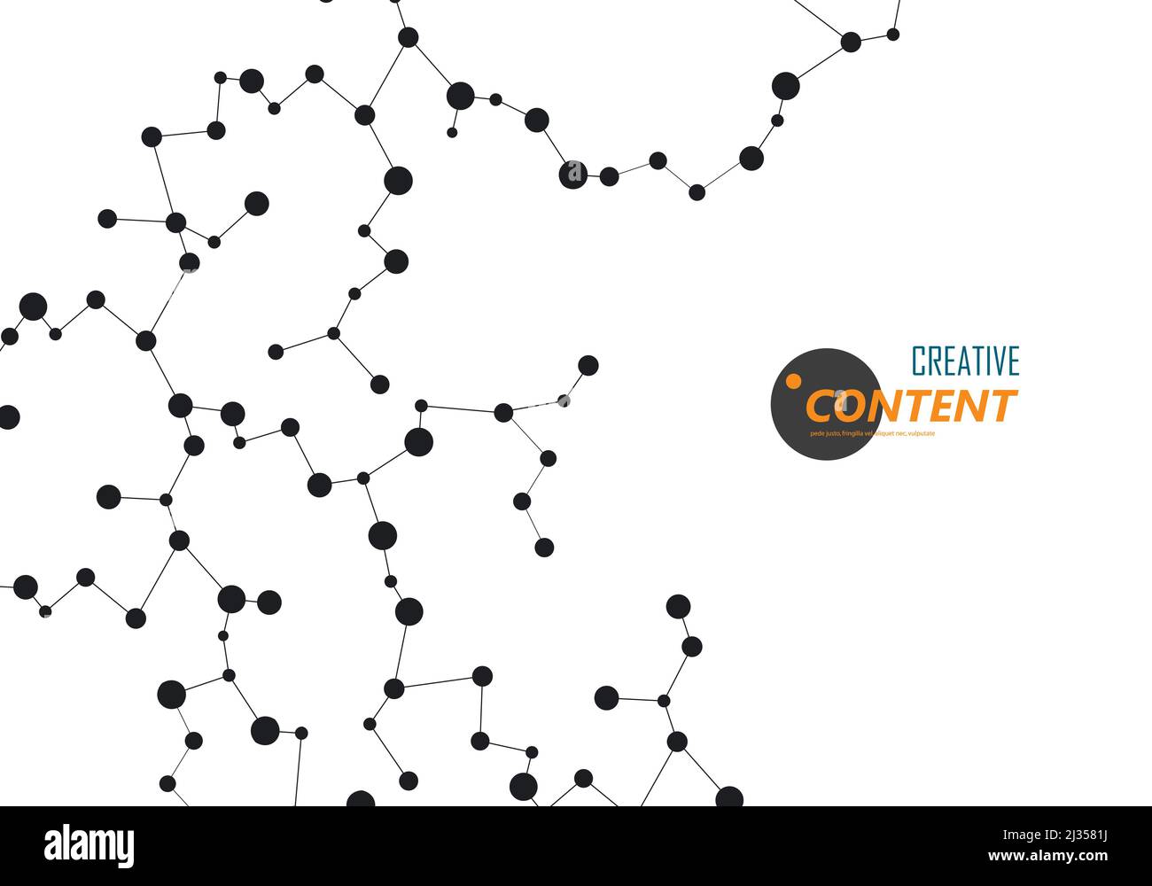 Smart abstract connected mesh molecule design Stock Vector Image & Art ...