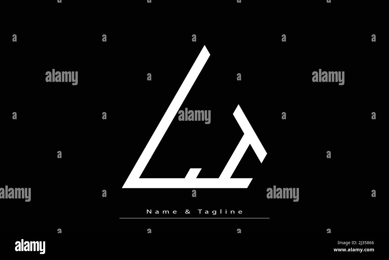 Li letter design Black and White Stock Photos & Images - Alamy