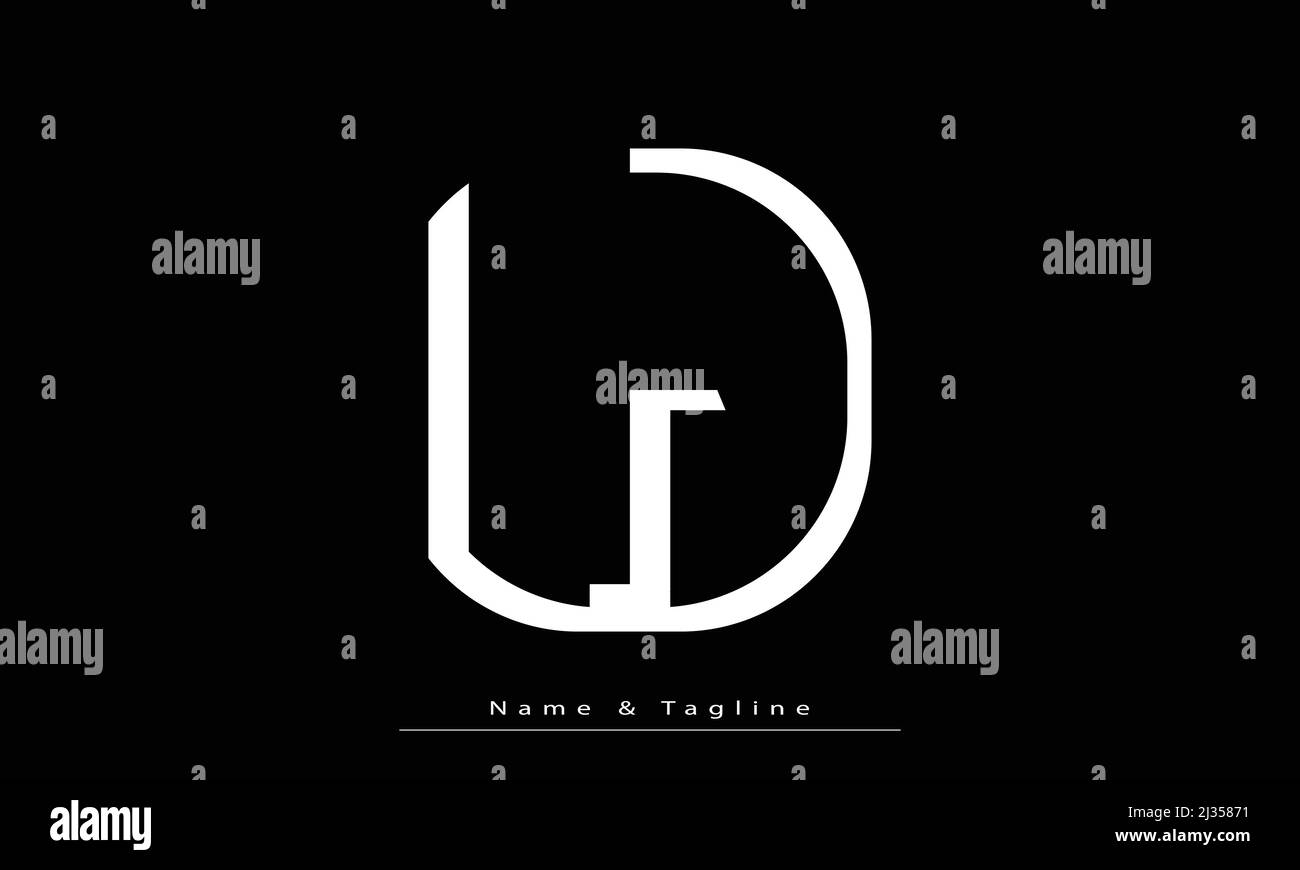 Alphabet letters Initials Monogram logo LJ , JL Stock Vector Image ...