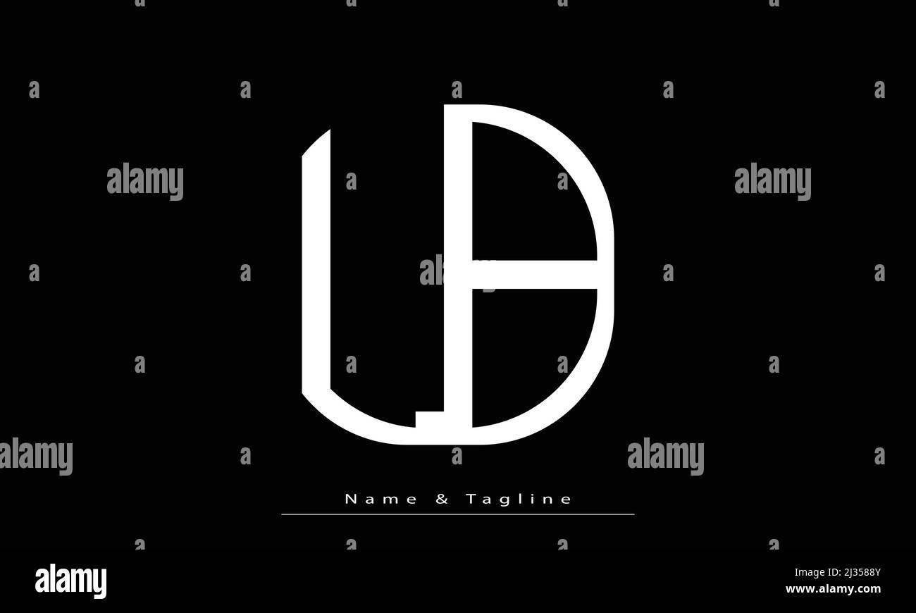 Alphabet letters Initials Monogram logo LB , BL Stock Vector Image ...
