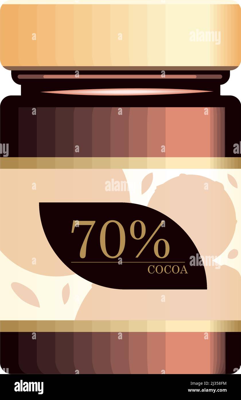 chocolate cream cocoa packaging Stock Vector Image & Art - Alamy