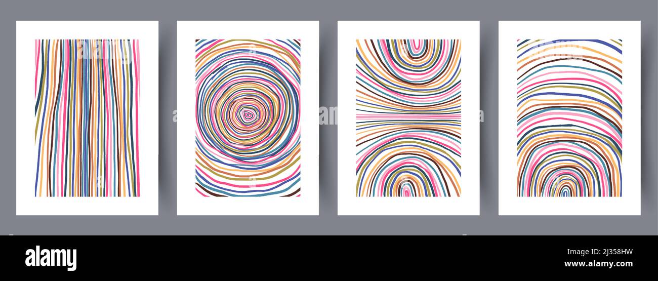 Printable wall art vector poster set vector Stock Vector Image & Art ...