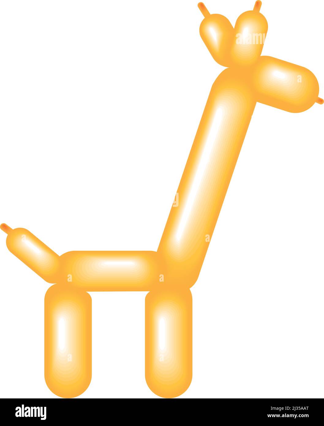 giraffe balloon animal Stock Vector Image & Art - Alamy