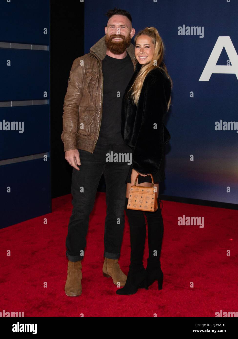 Los Angeles, California, USA. 04th Apr, 2022. Devan Long and Jesse ...