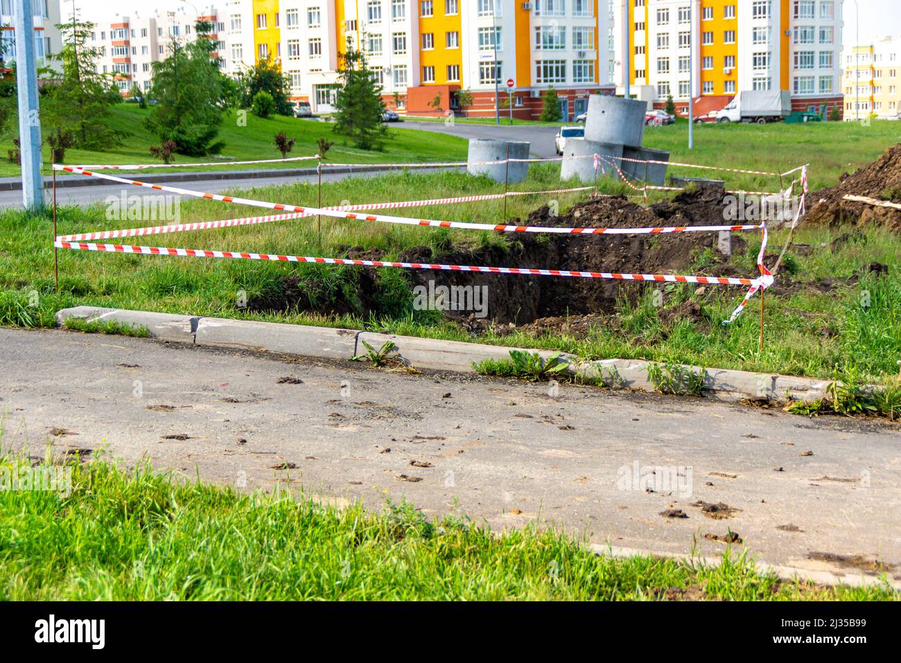 trenchless method - horizontal drilling when laying underground ...