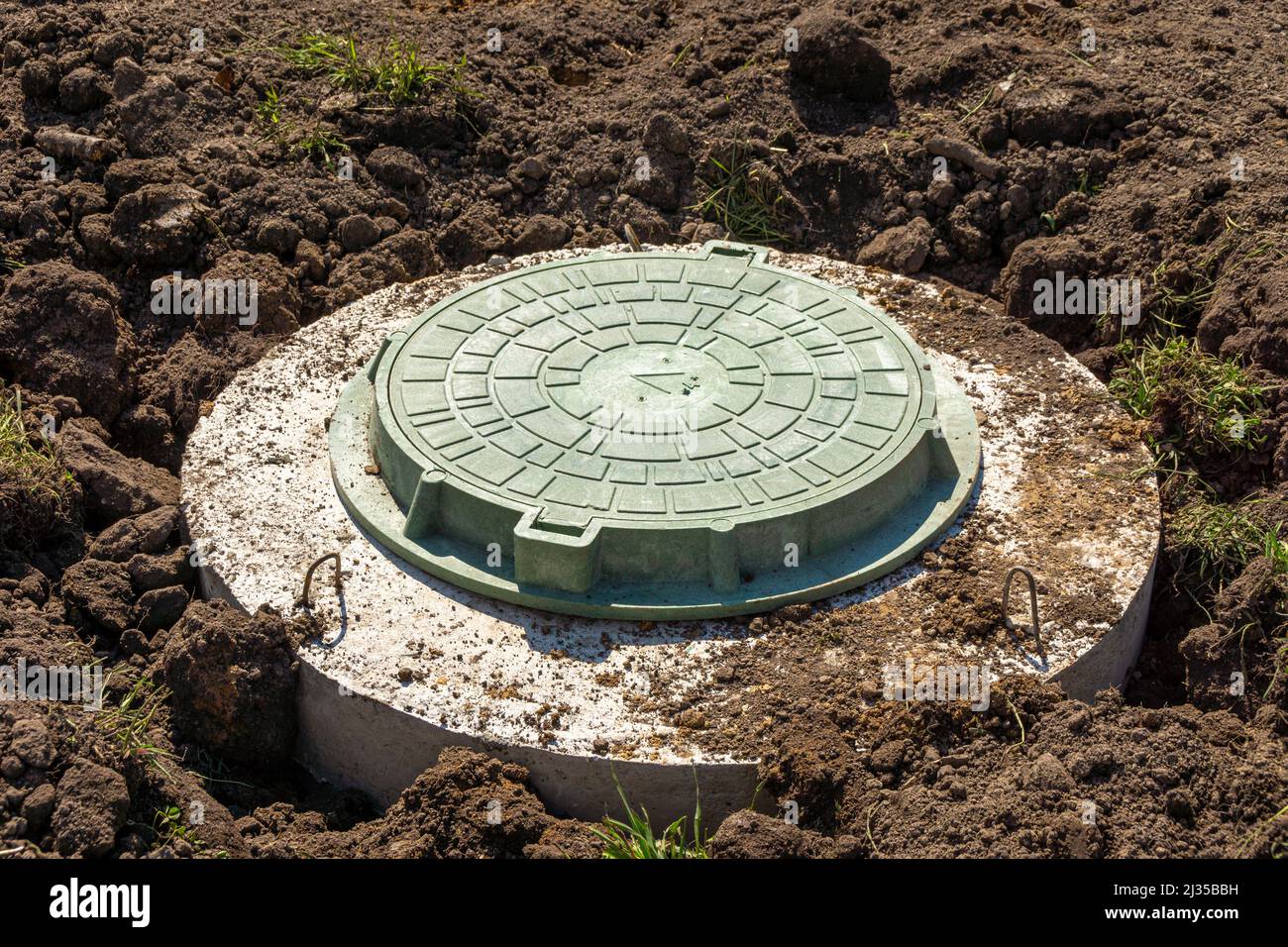 installation of a new underground utility well to service new ...