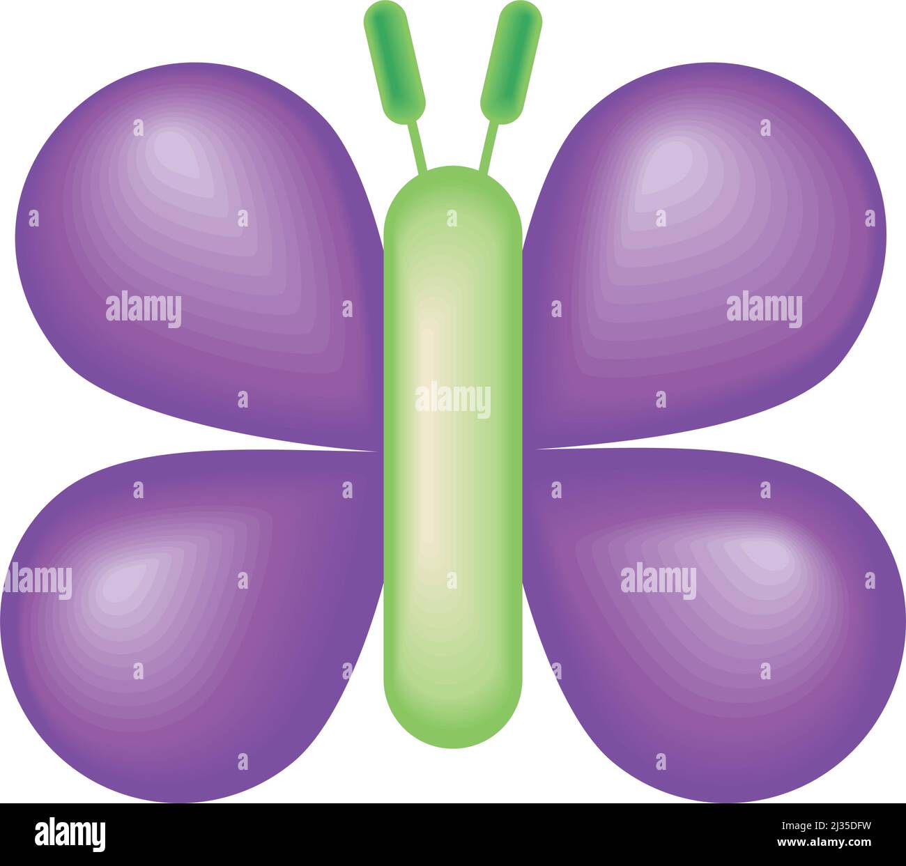 Cartoon butterfly bubble Cut Out Stock Images & Pictures - Alamy