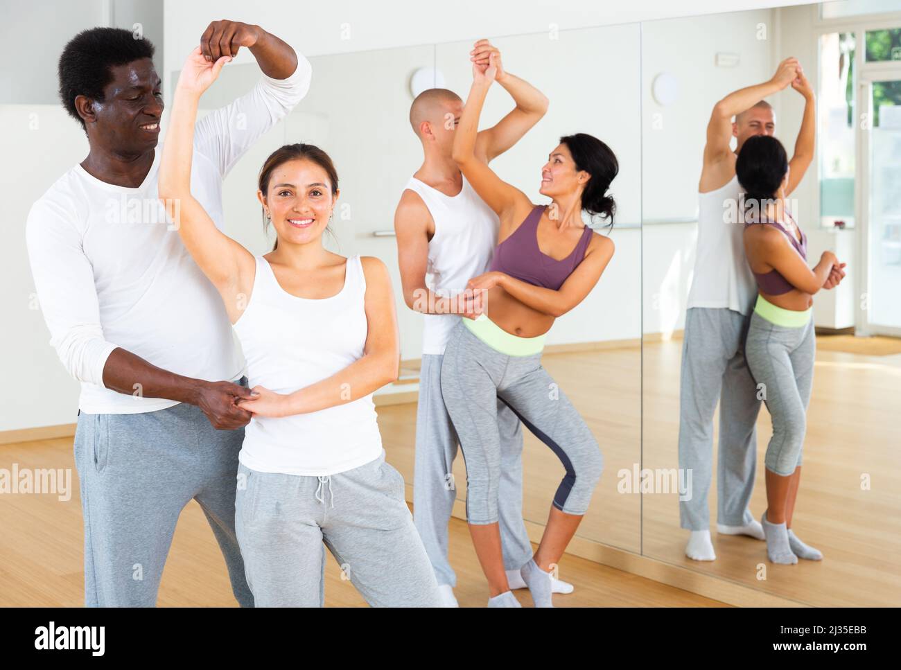 People dancing together slow ballroom dances in pairs Stock Photo - Alamy