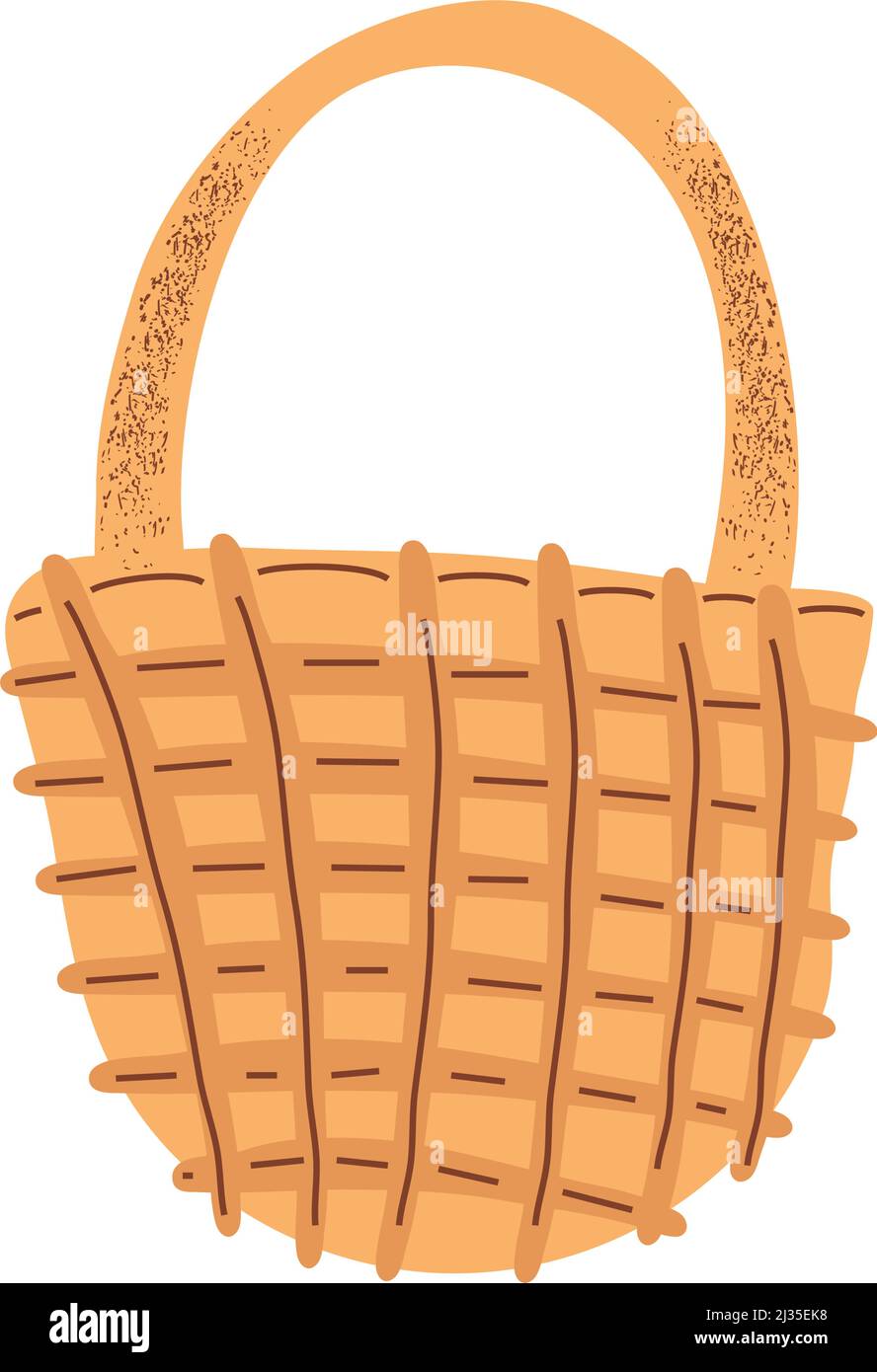 rustic basket icon Stock Vector Image & Art - Alamy