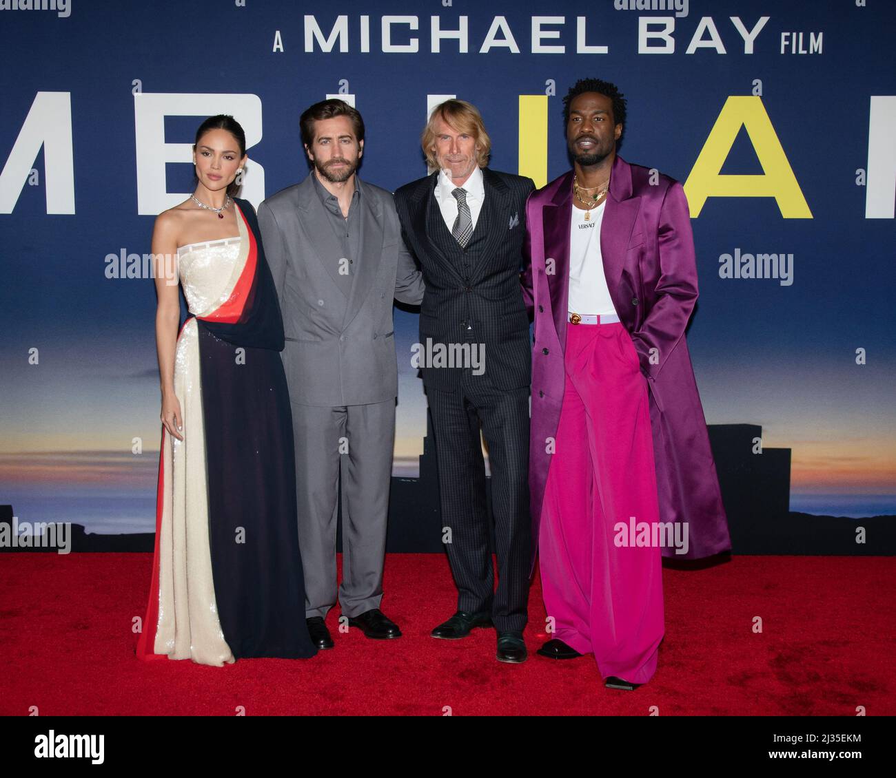 Los Angeles, California, 04 April 2022 - - Eiza Gonzalez, Jake ...