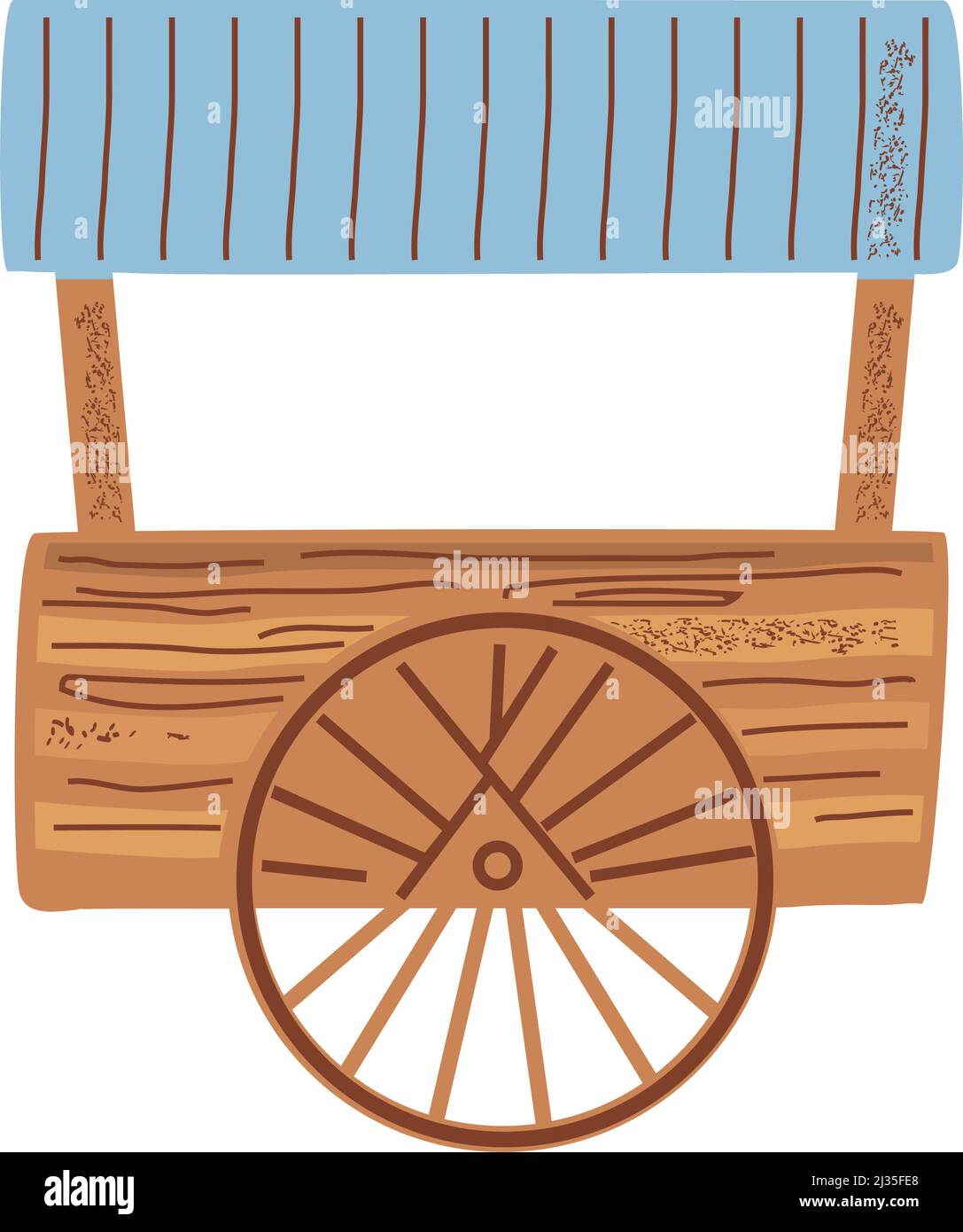 empty market stall Stock Vector Image & Art - Alamy