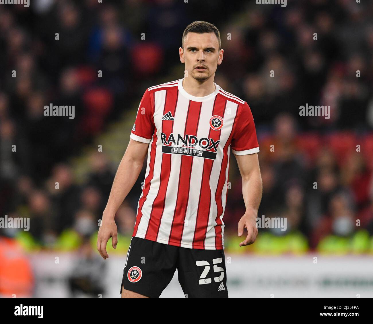 Filip Uremovic #25 of Sheffield United in action during the game Stock ...