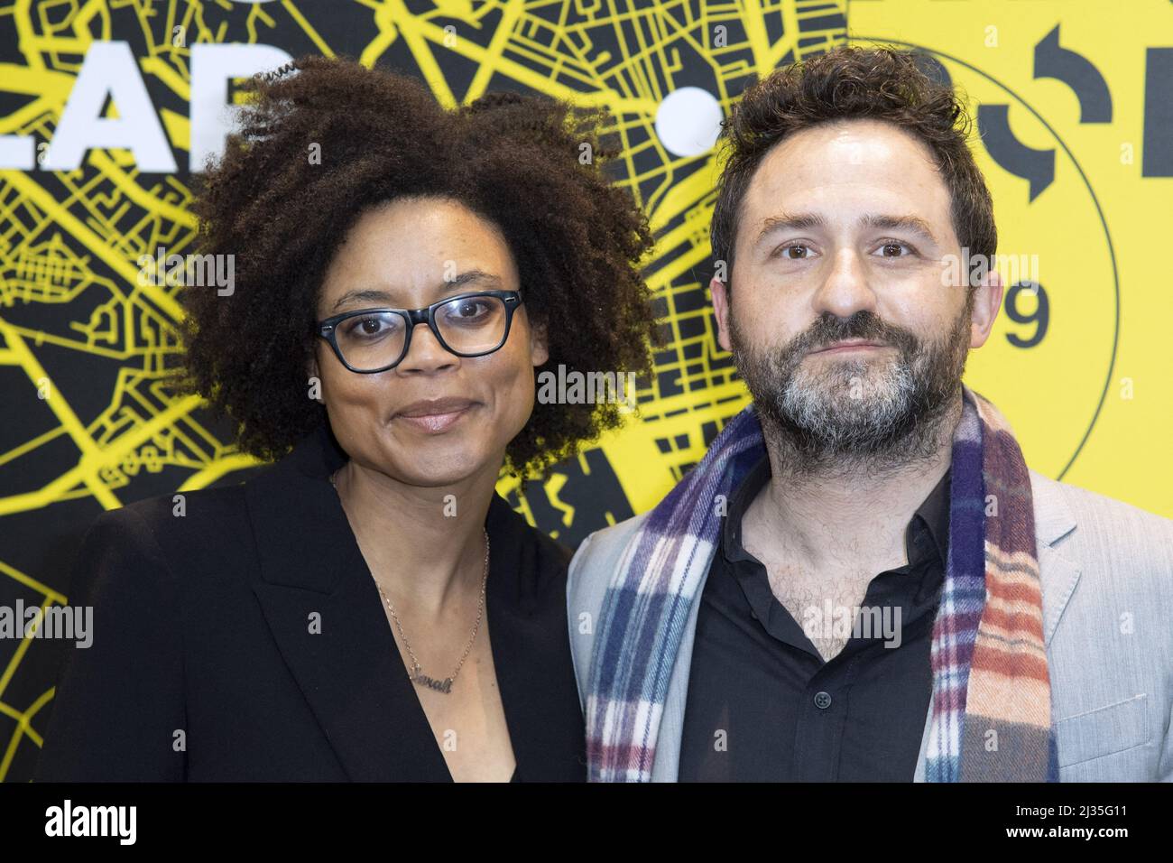Justin Lerner with his wife Sarah Beverly LaBrie attending the Opening ...