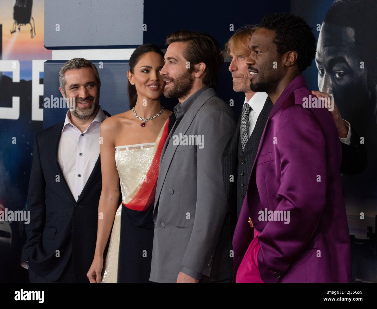 April 4, 2022, Los Angeles, California, USA: Eiza Gonzalez, Jake ...