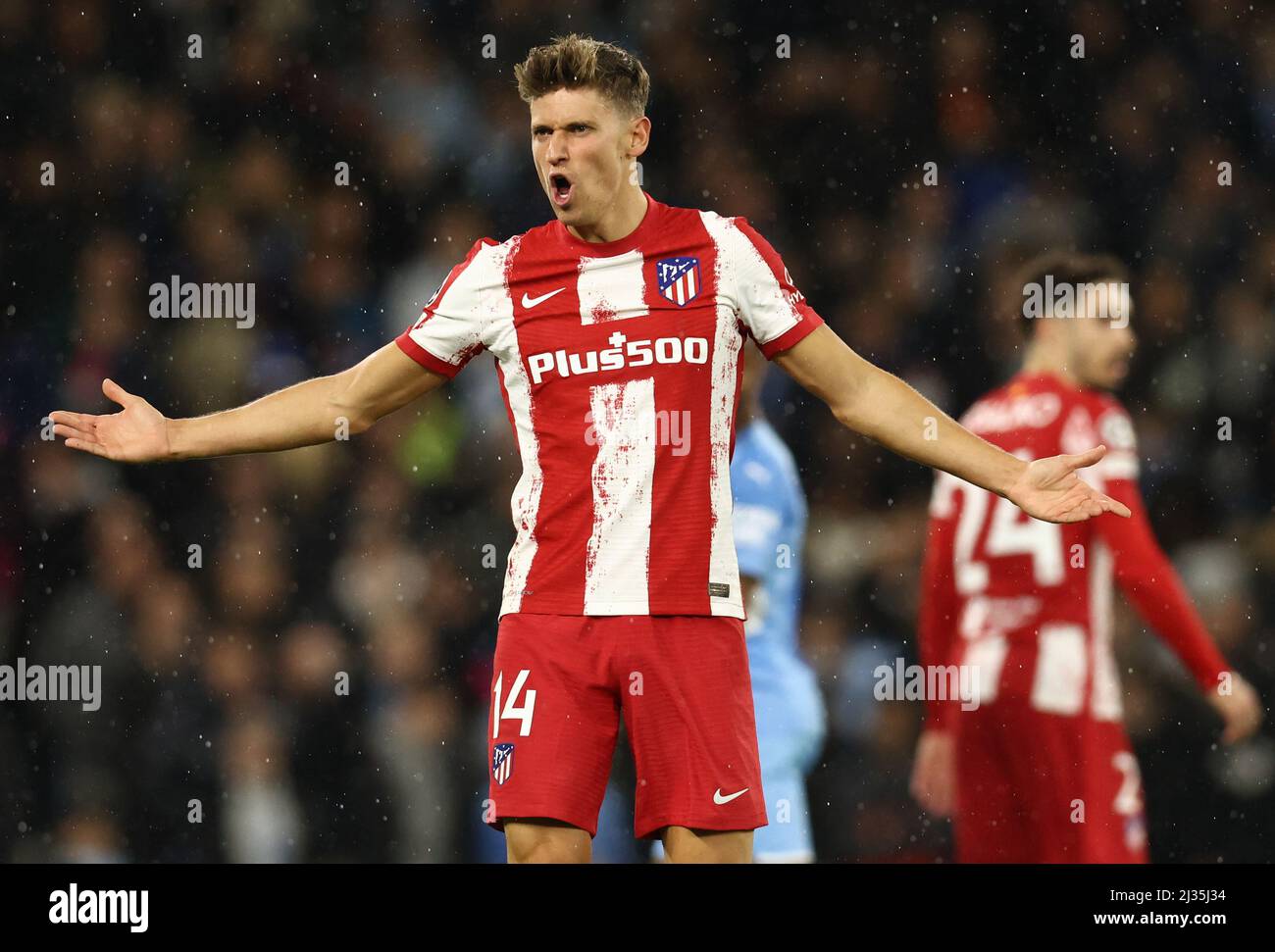 Manchester, England, 5th April 2022. Marcos Llorente of Athletico ...